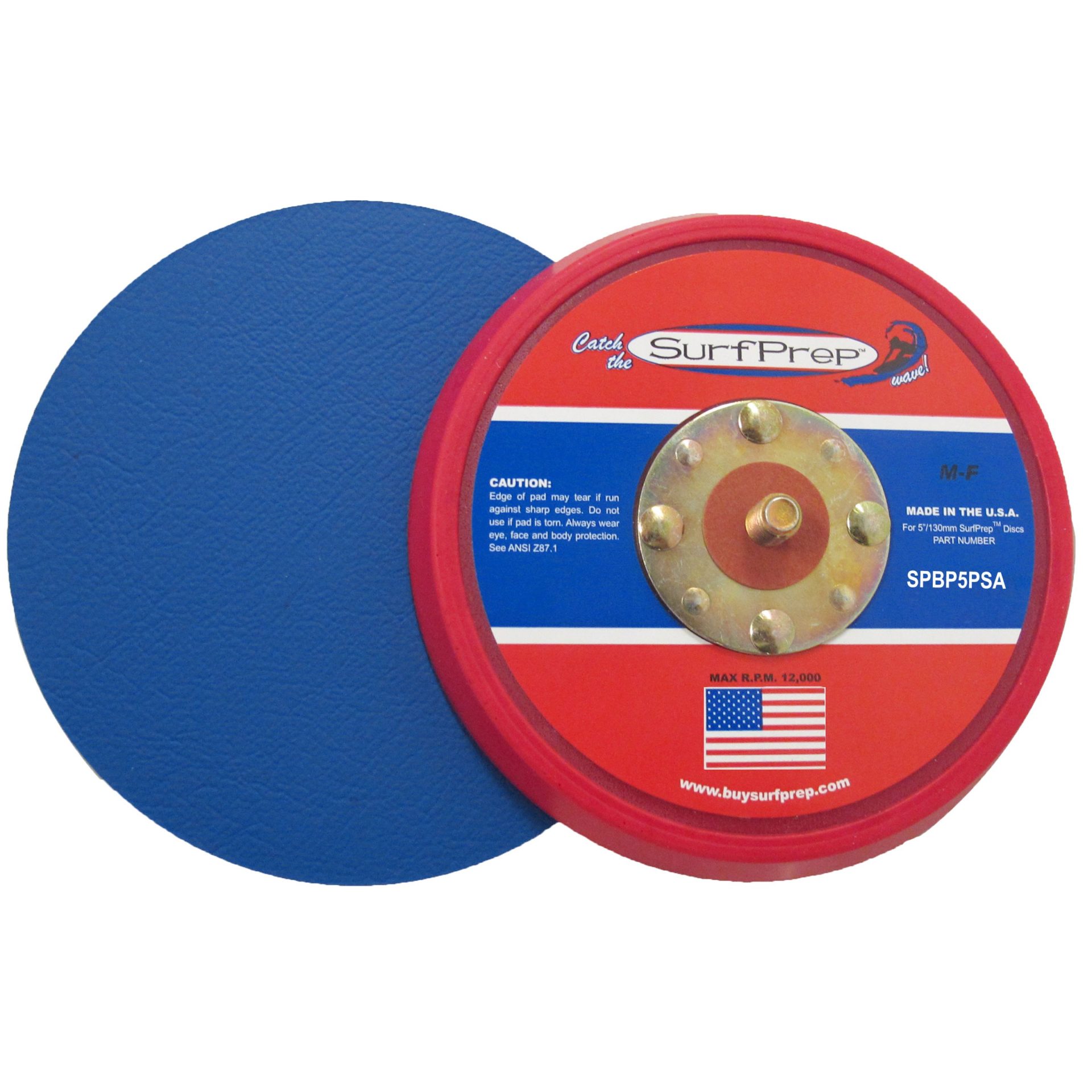 SURFPREP 5" BACKUP PAD PSA. NO HOLES - Timberlane Finish Solutions LLC