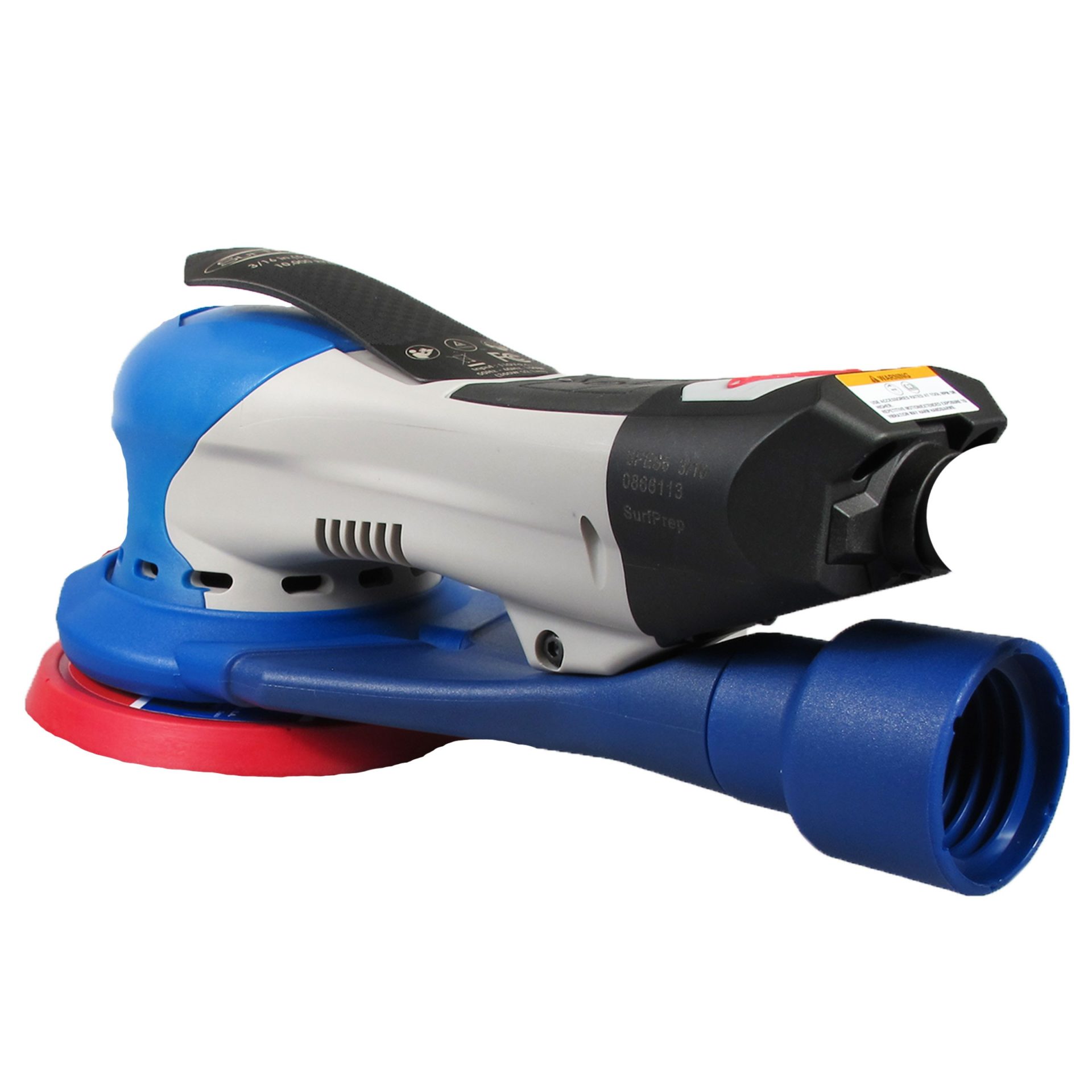 SURFPREP 5" ELECTRIC RAY 3/ 32" RANDOM ORBITAL SANDER. VAC COMPATIBLE ...