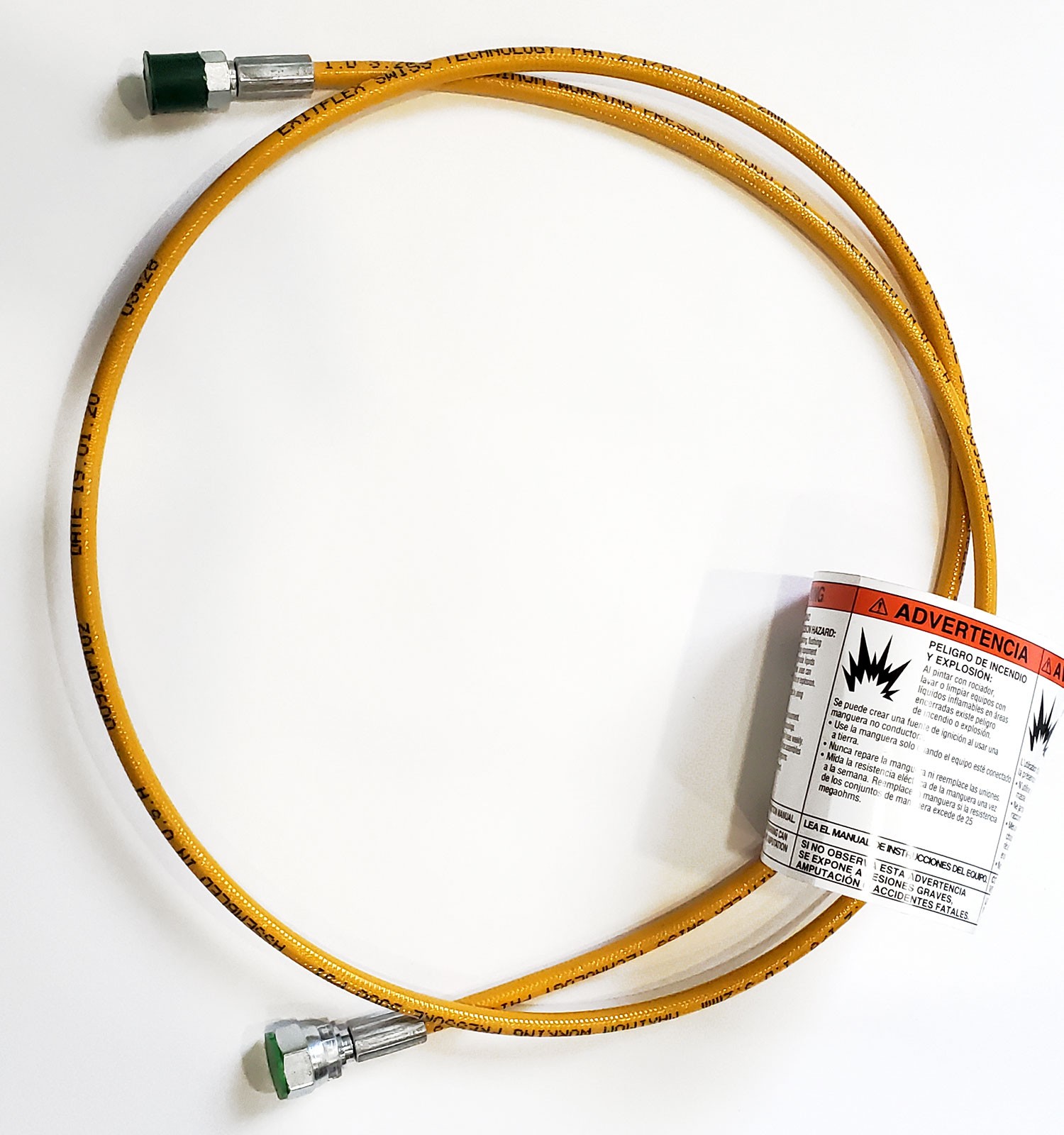 TRITECH AIRLESS WHIP HOSE, 1/8" X 5 FEET. 5000 PSI MAX - Timberlane ...